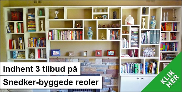 Indbyggede reoler - Lav selv en indbygget reol derhjemme - Hus Plus Have